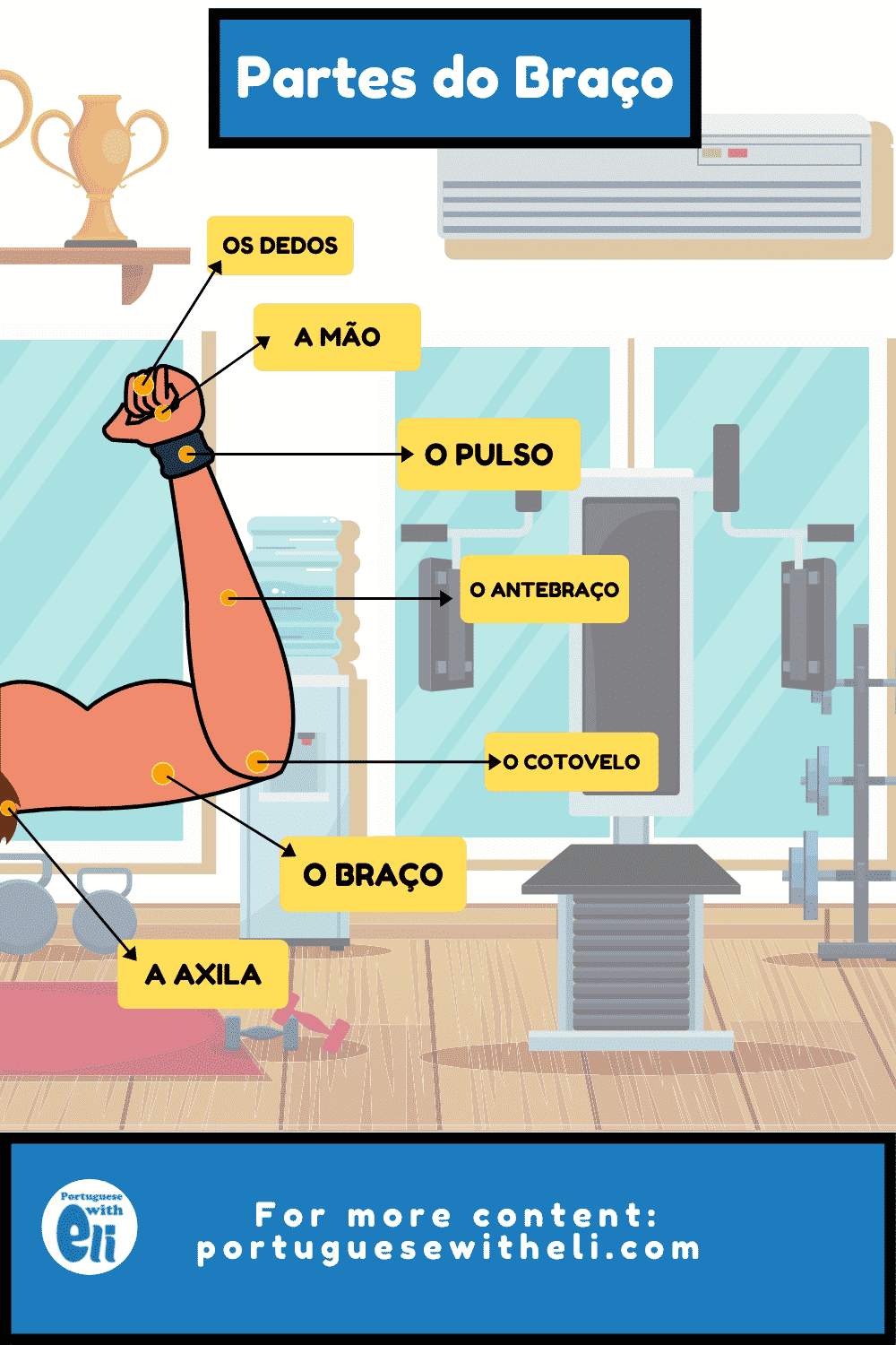 Body Parts in Portuguese — the Ugly, and the Funny - Portuguese with Eli